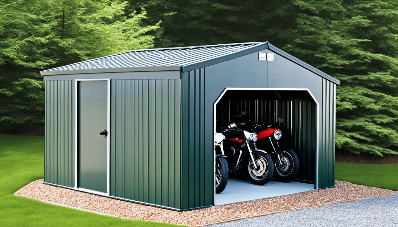 Affordable & Durable Motorcycle Sheds